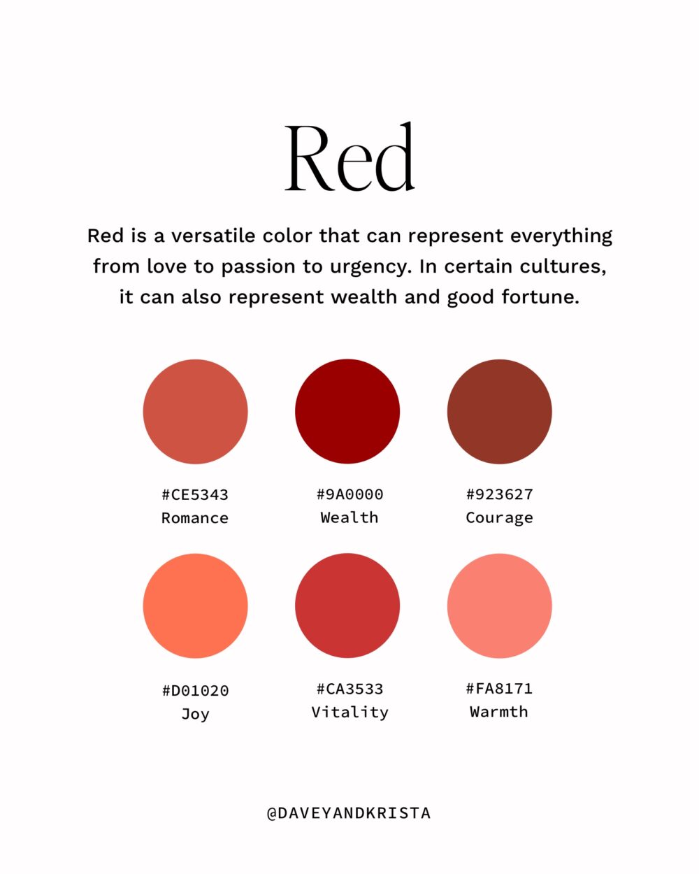 Color Psychology: A Guide to the Meaning of Colors | Davey & Krista