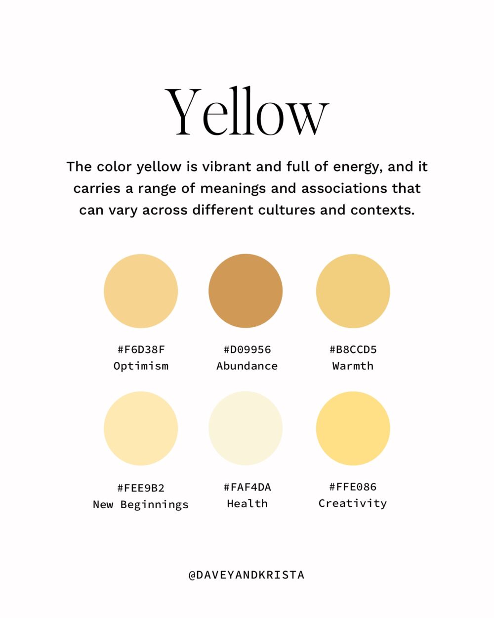 Color Psychology: A Guide to the Meaning of Colors | Davey & Krista