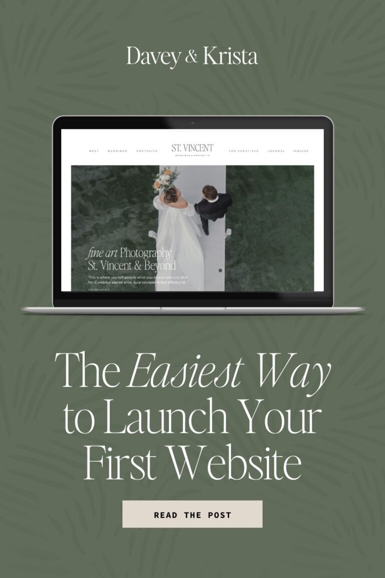 The Easiest Way to Launch Your First Website in 2025 | Davey & Krista